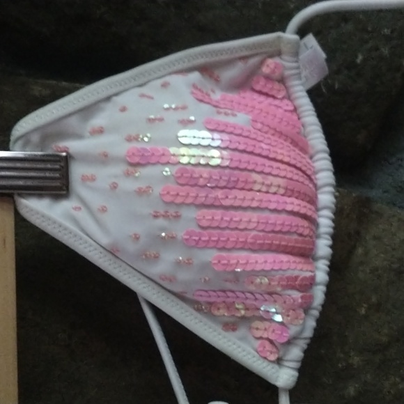 PINK Victoria's Secret | Swim | Victoria Secret Pink Spangled Bikini ...